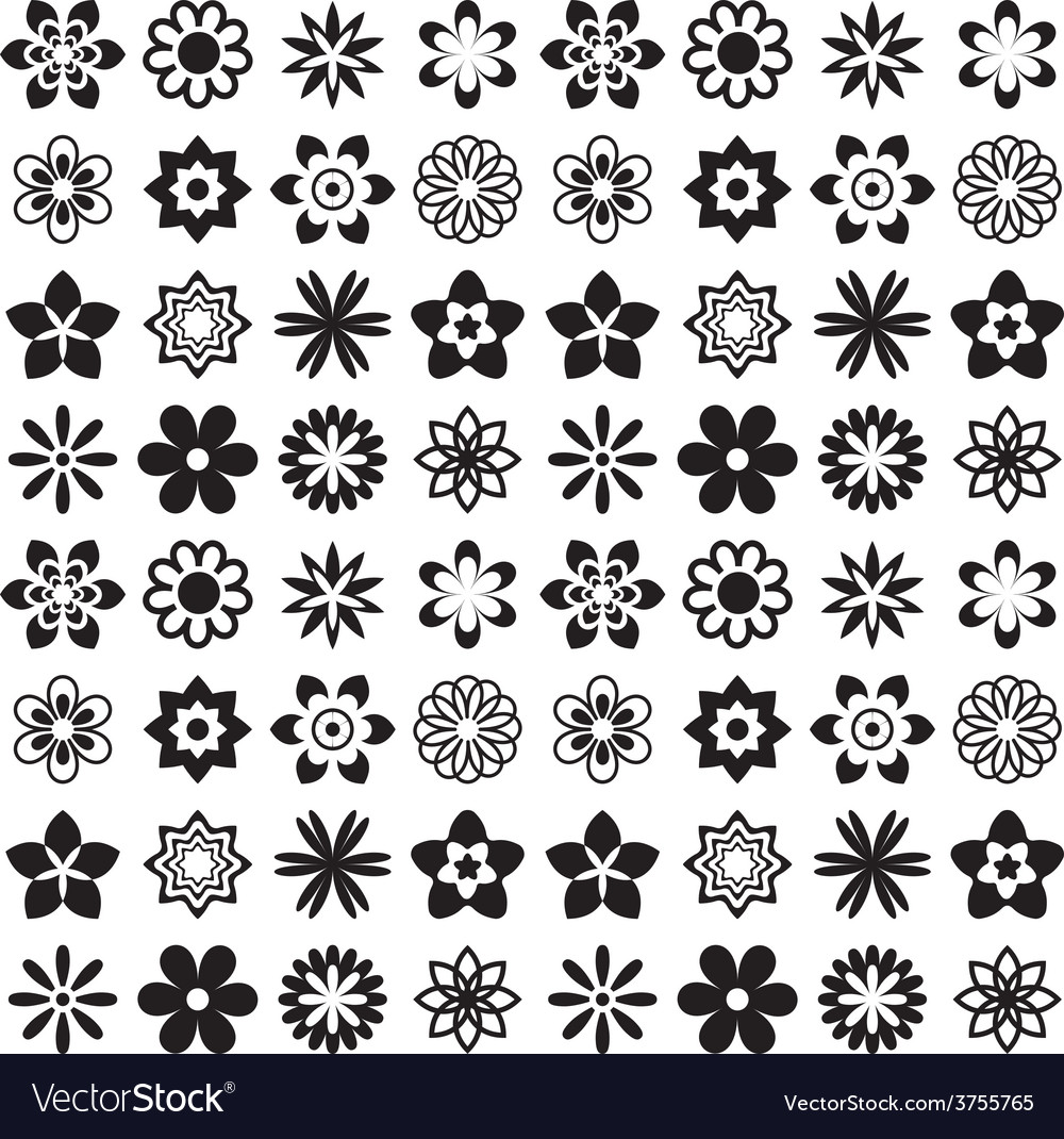 Flower seamless pattern Royalty Free Vector Image
