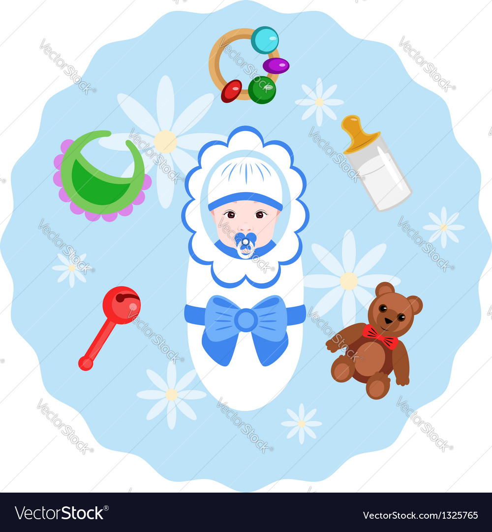 Newborn Royalty Free Vector Image - VectorStock