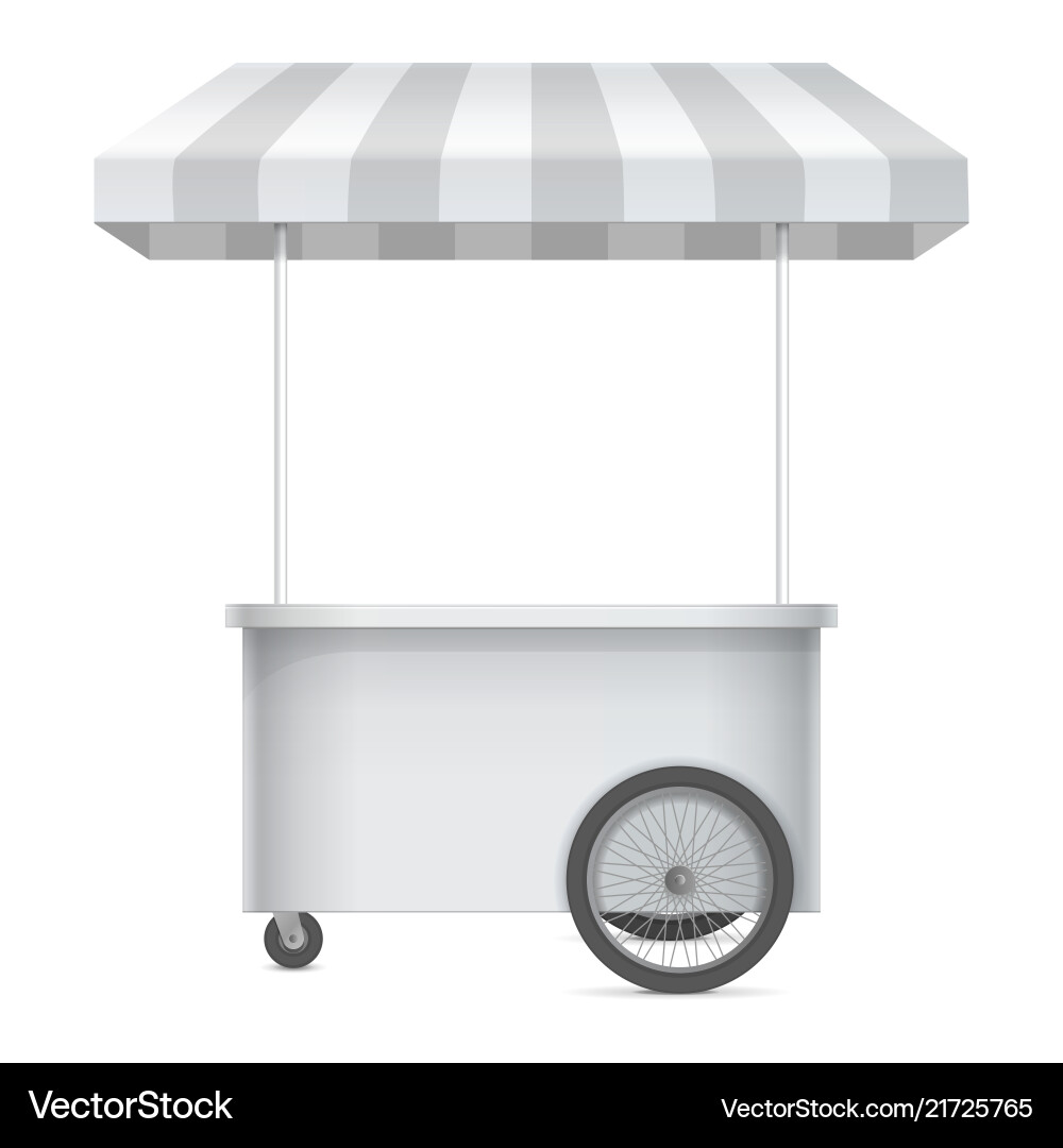 Promotion counter retail trade stand Royalty Free Vector