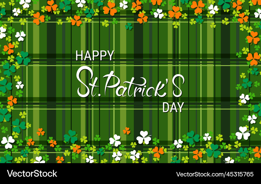 Stpatricks day elegant Royalty Free Vector Image