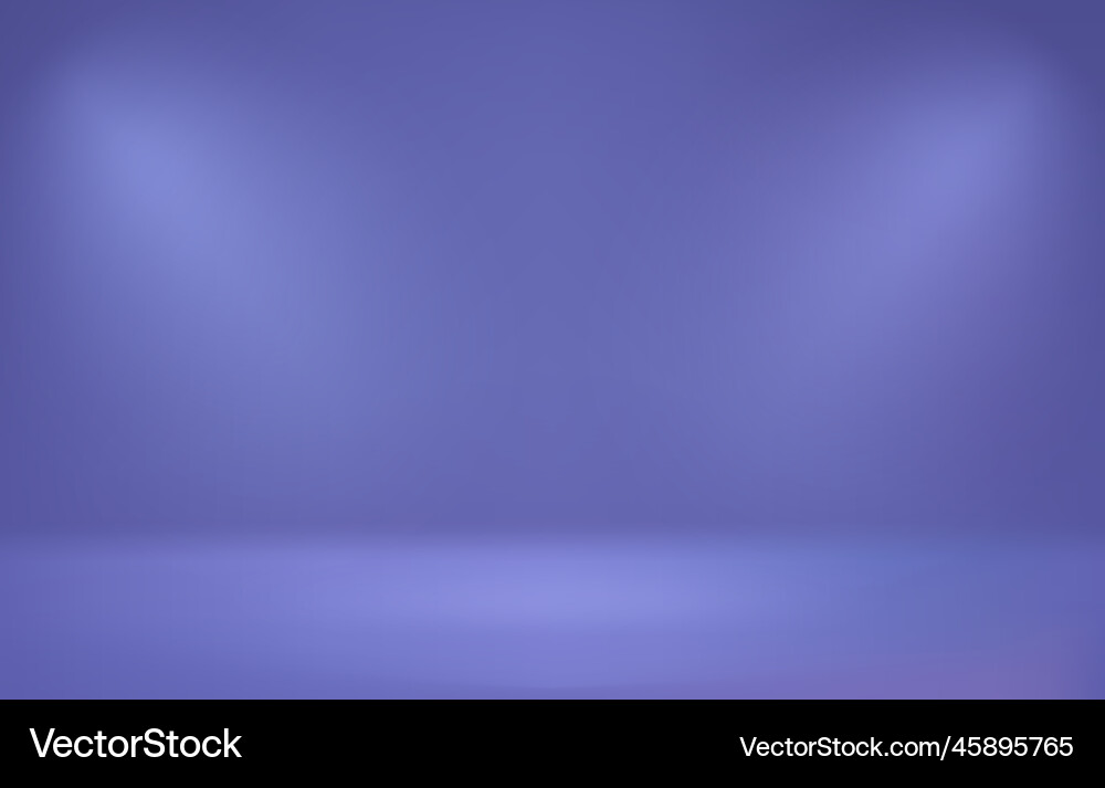 Very peri color room with projectors light 3d Vector Image