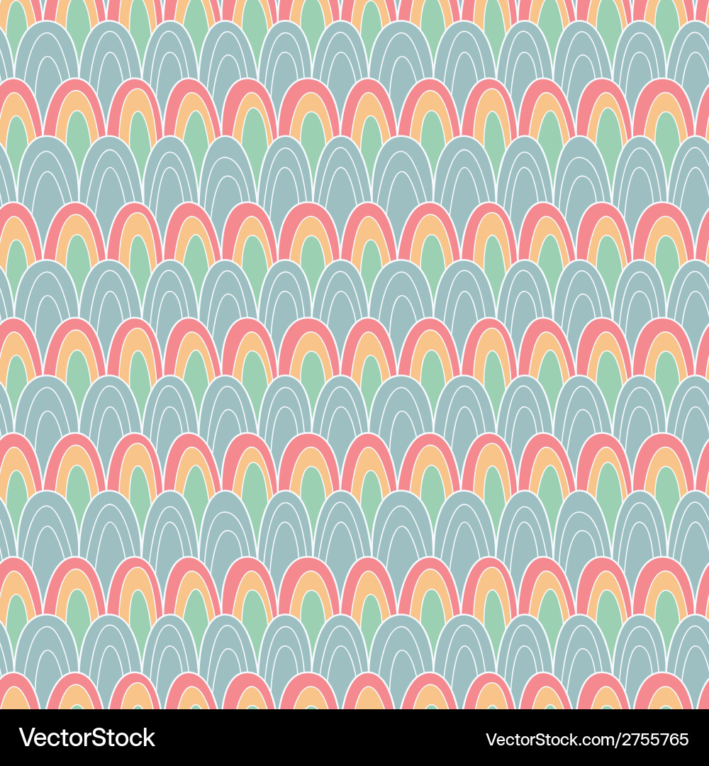 Waves seamless pattern Royalty Free Vector Image