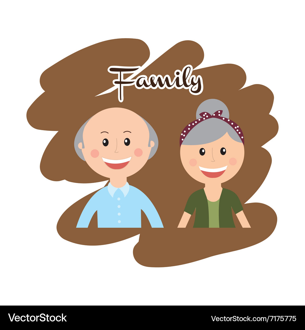 Happy family design Royalty Free Vector Image - VectorStock