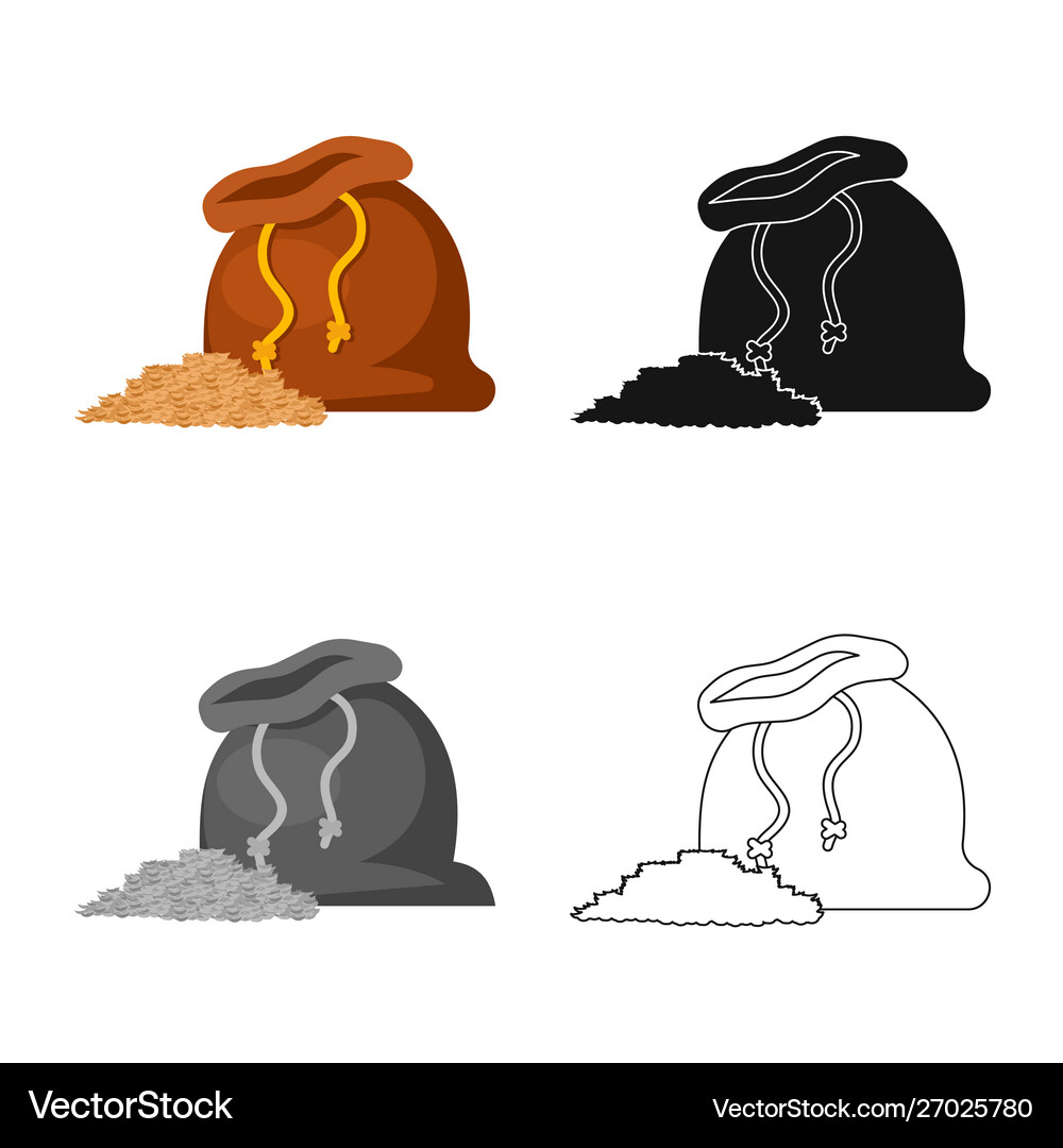 Pouch and product sign Royalty Free Vector Image