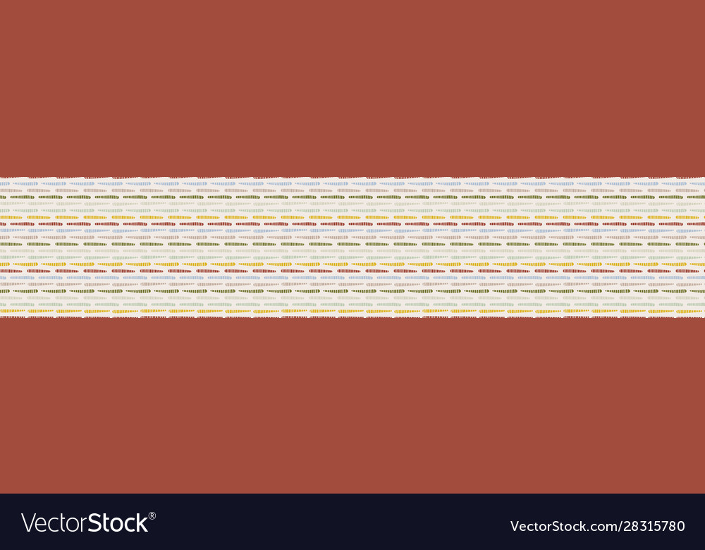 Wavy stripe texture seamless border pattern thin Vector Image