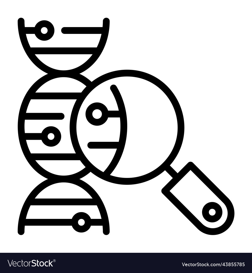 Dna Analysis Royalty Free Vector Image Vectorstock