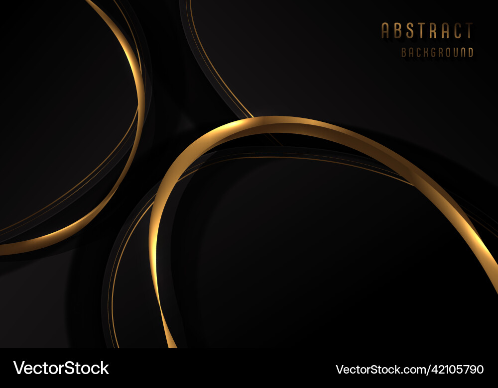 Abstract luxury golden template design Royalty Free Vector