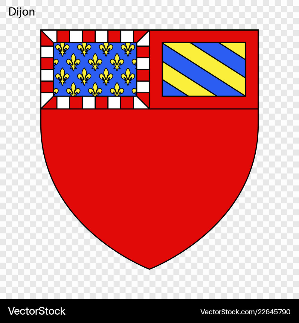 Emblem of dijon Royalty Free Vector Image - VectorStock
