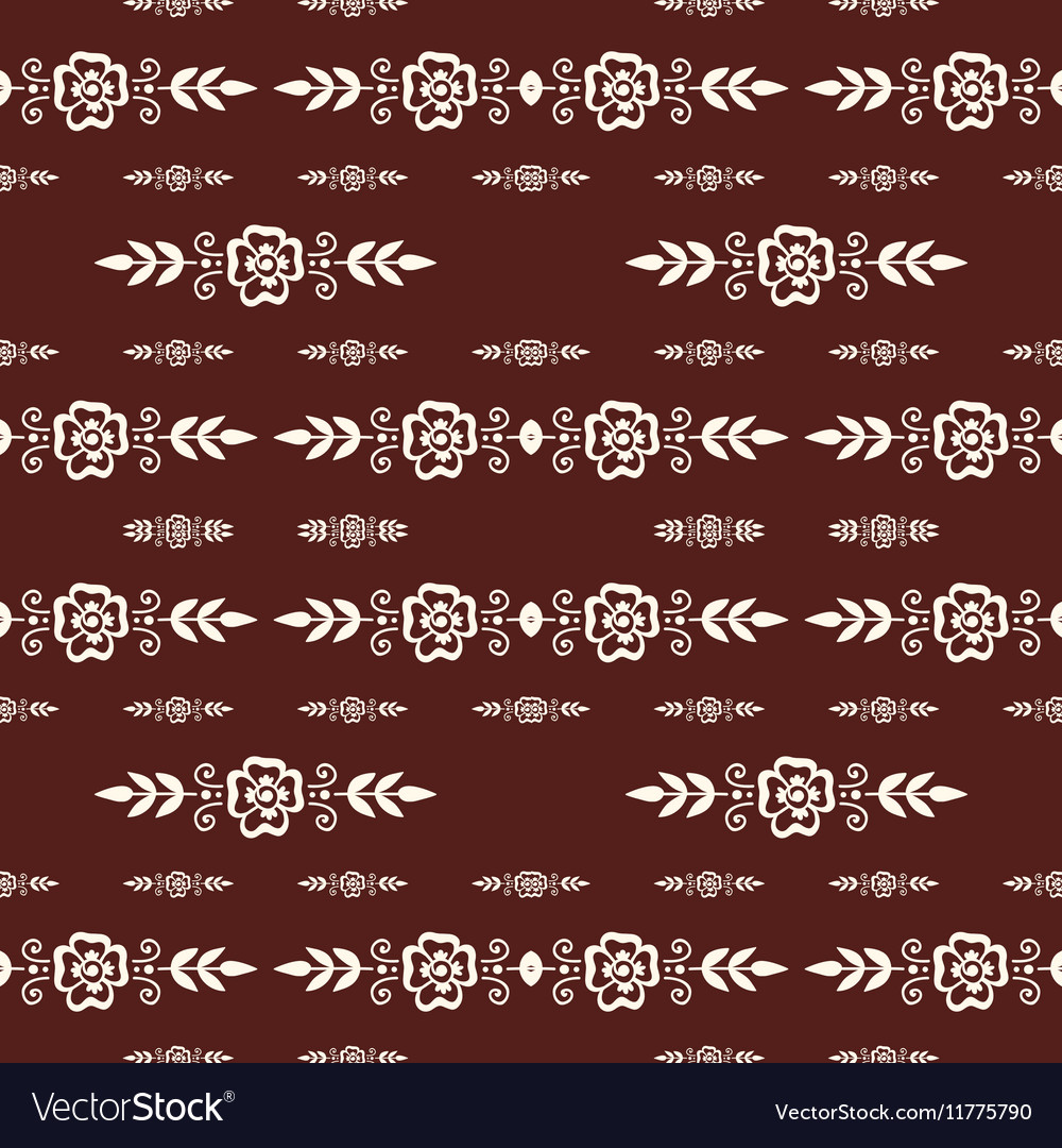 Mehendi pattern Royalty Free Vector Image - VectorStock
