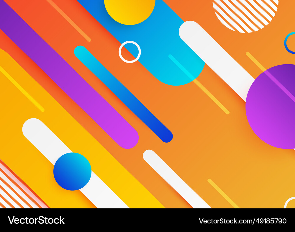 Modern bright colorful background for poster Vector Image