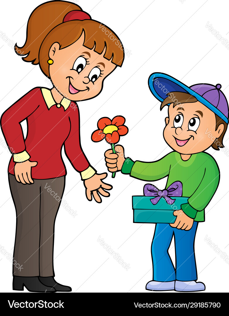 Mother's Day Gift Celebration Royalty Free Vector Image