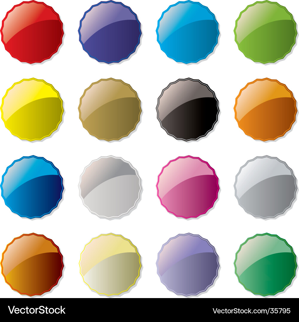 Candy button Royalty Free Vector Image - VectorStock