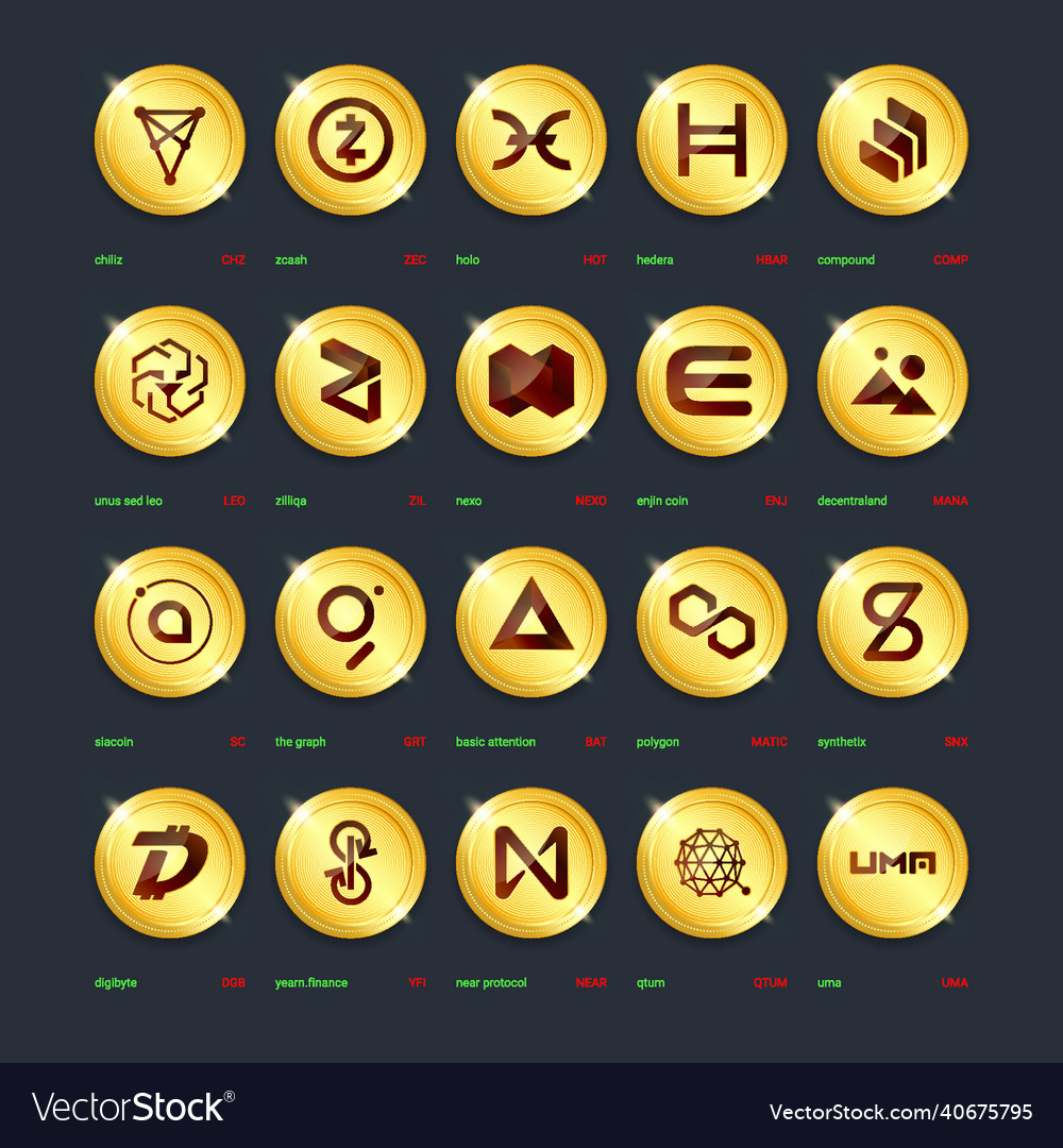 Crypto currency digital payment system blockchain Vector Image