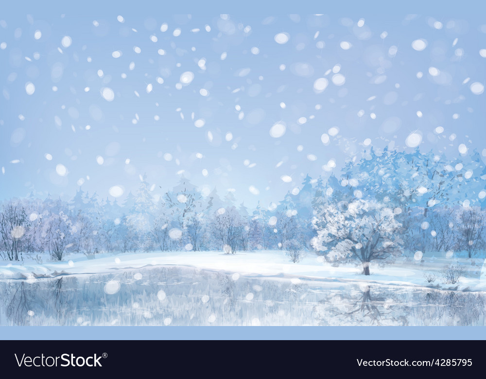 Winter Royalty Free Vector Image - VectorStock