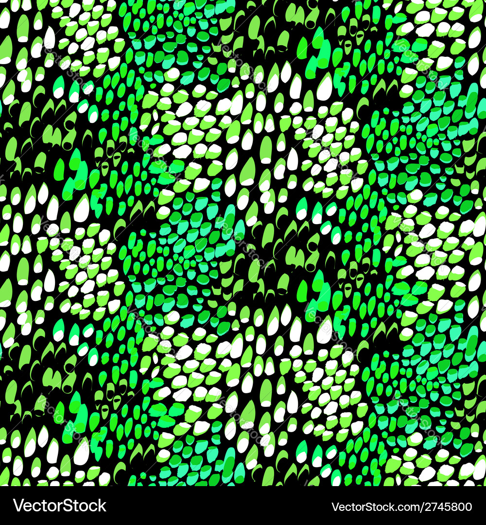 Animal pattern inspired by tropical fish skin Vector Image