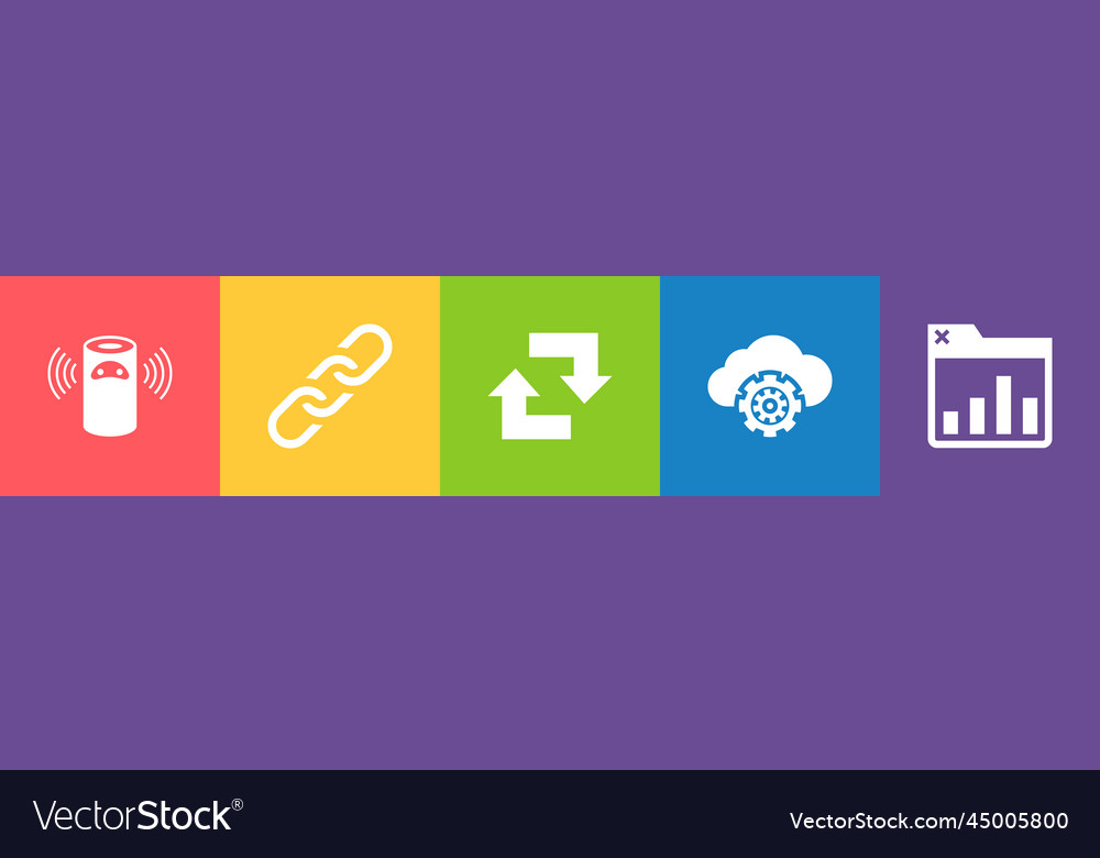 Internet of things icons infographic design Vector Image