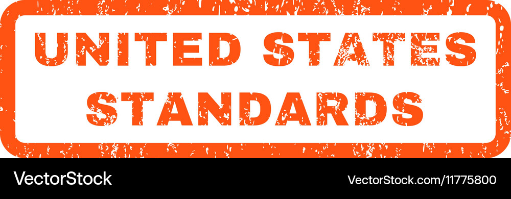United states standards rubber stamp Royalty Free Vector