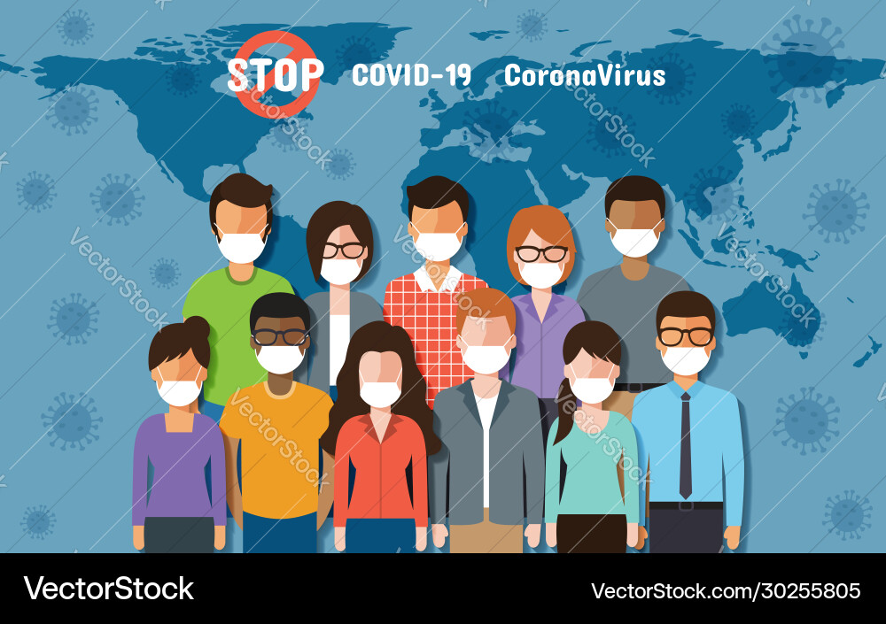 Corona virus disease awearness Royalty Free Vector Image