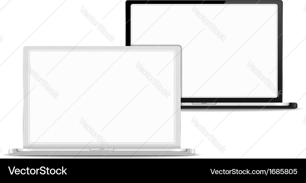 Laptops Royalty Free Vector Image - VectorStock