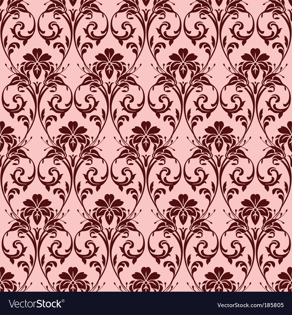Orchid pattern Royalty Free Vector Image - VectorStock