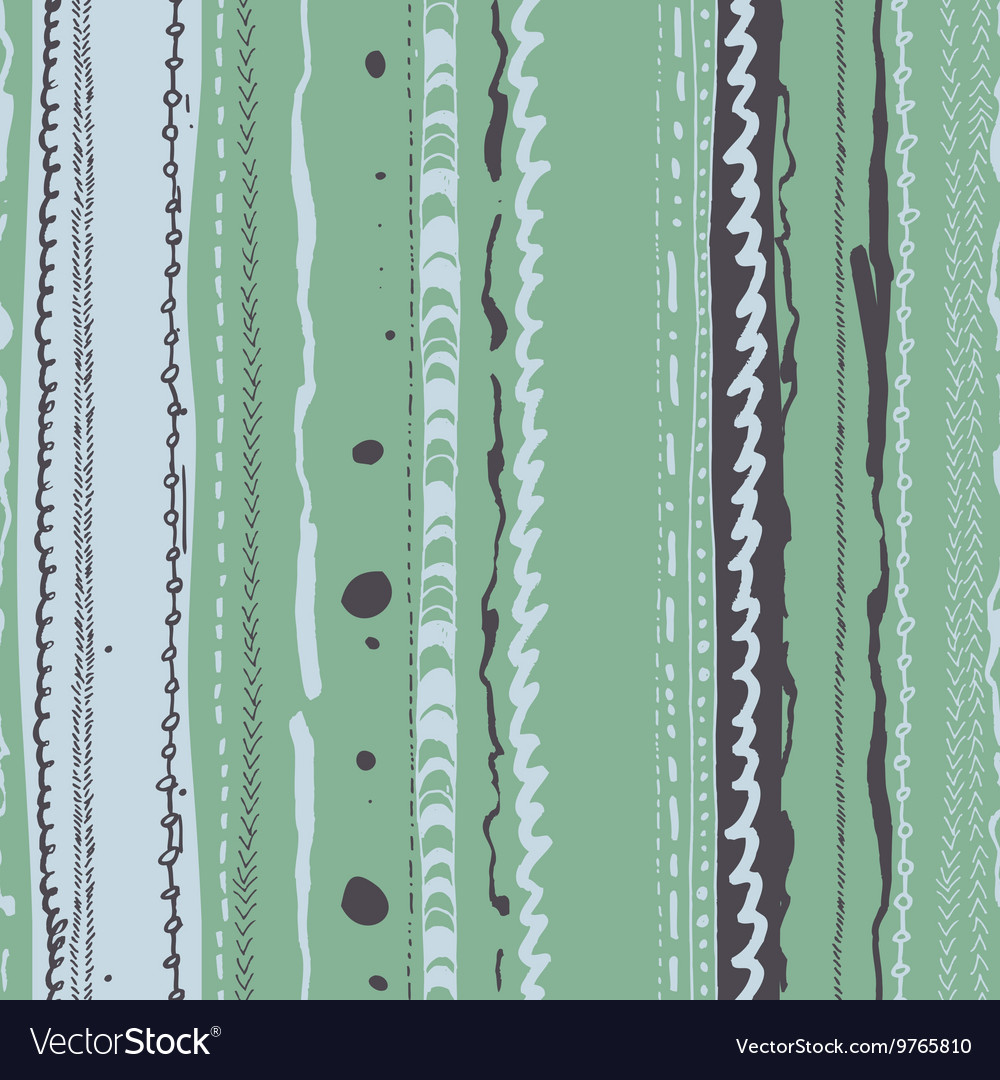 Doodle stripes seamless pattern Royalty Free Vector Image