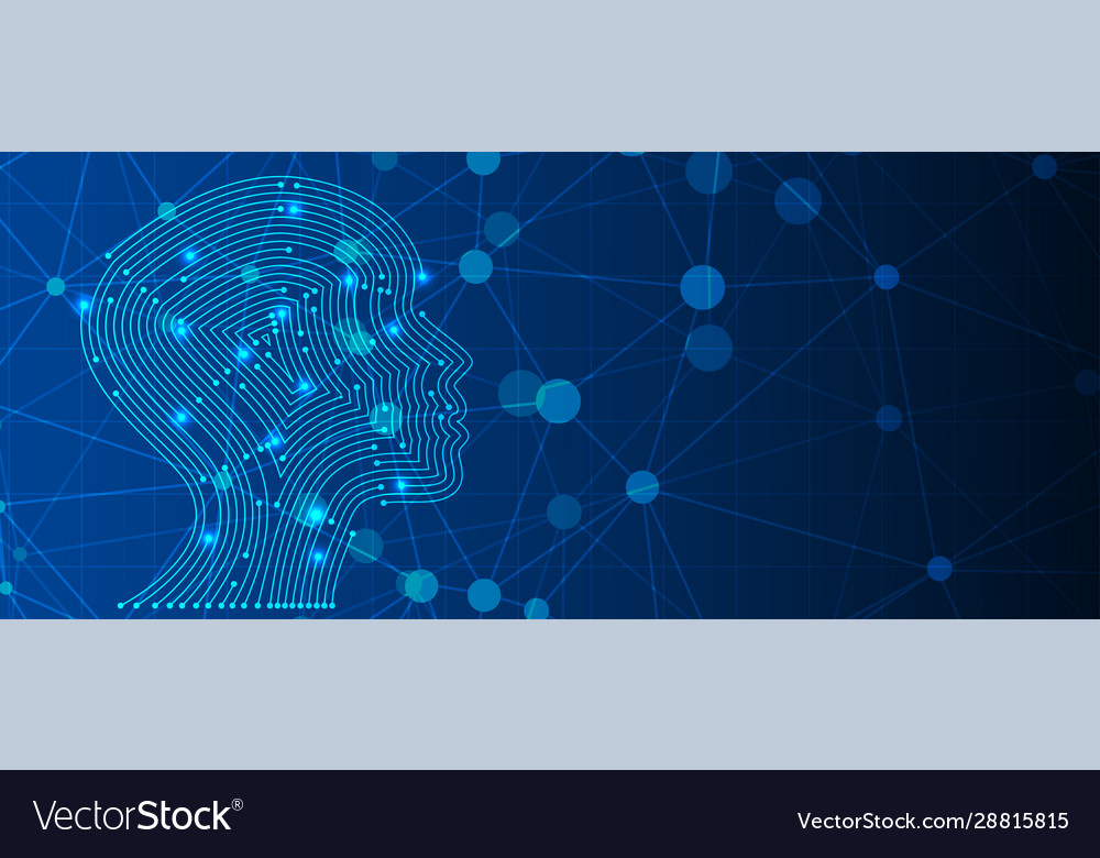 Artificial Intelligence Technology Royalty Free Vector Image