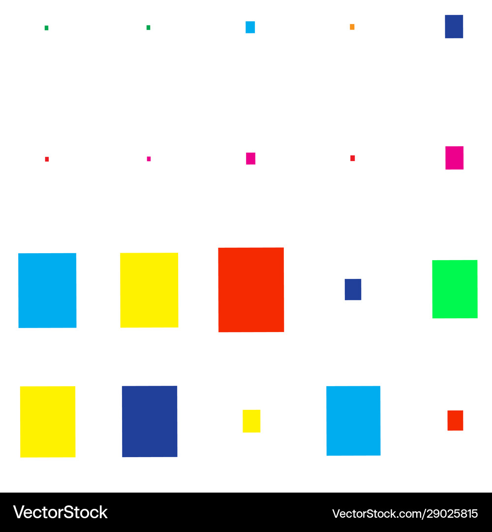 Colorful Geometric Squares Royalty Free Vector Image