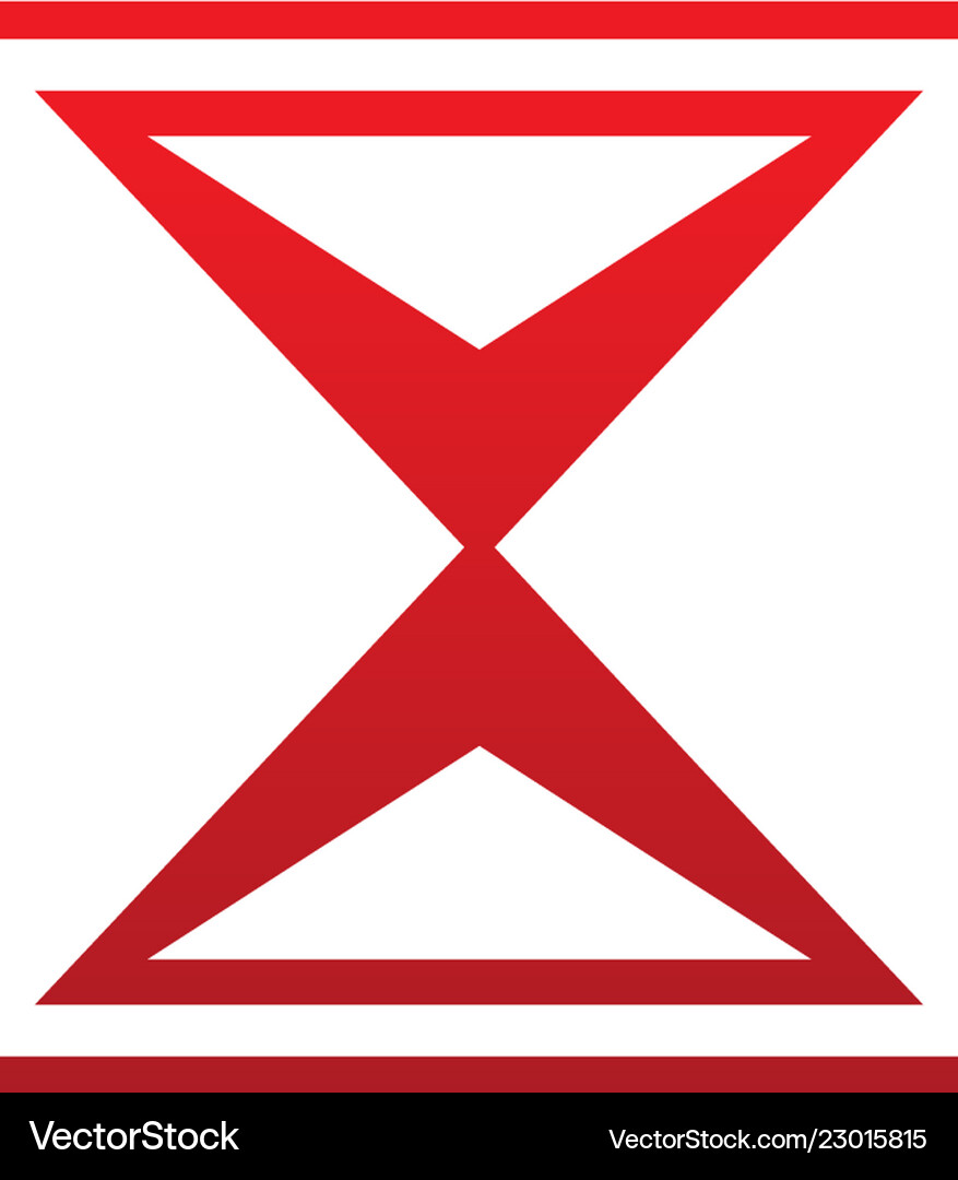 Initial x brand company logo Royalty Free Vector Image