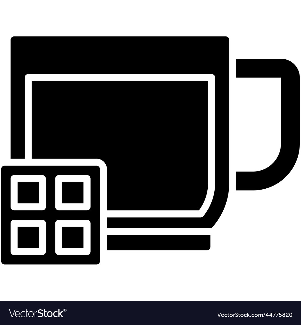 Mocha icon coffee shop related Royalty Free Vector Image