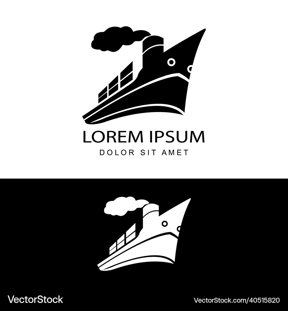 Modern global fast international shipping cargo Vector Image