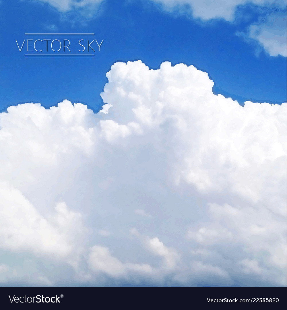 Realistic clouds Royalty Free Vector Image - VectorStock Realistic clouds Royalty Free Vector Image - VectorStock