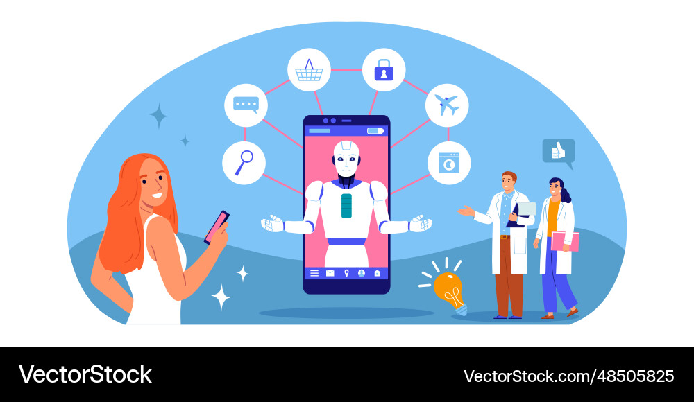 Artificial Intelligence Concept Royalty Free Vector Image