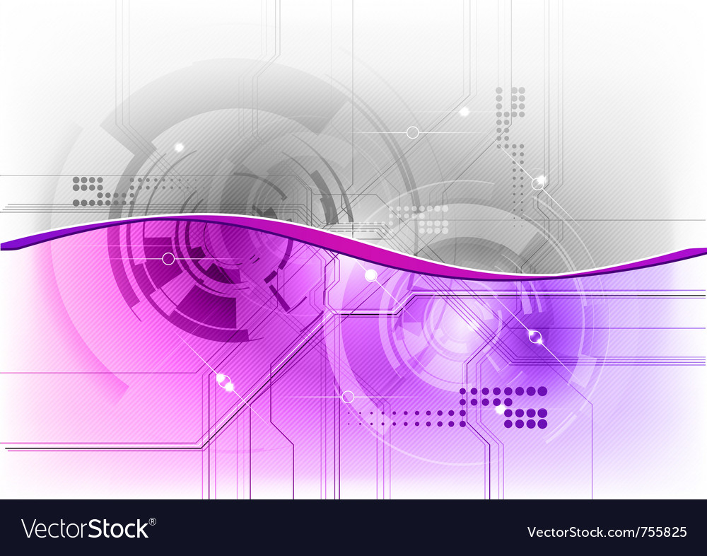 Tech background Royalty Free Vector Image - VectorStock