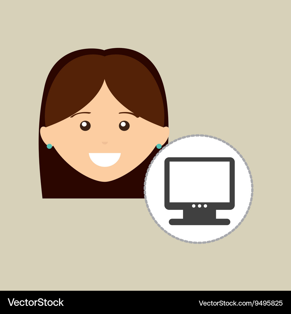 User technology design Royalty Free Vector Image