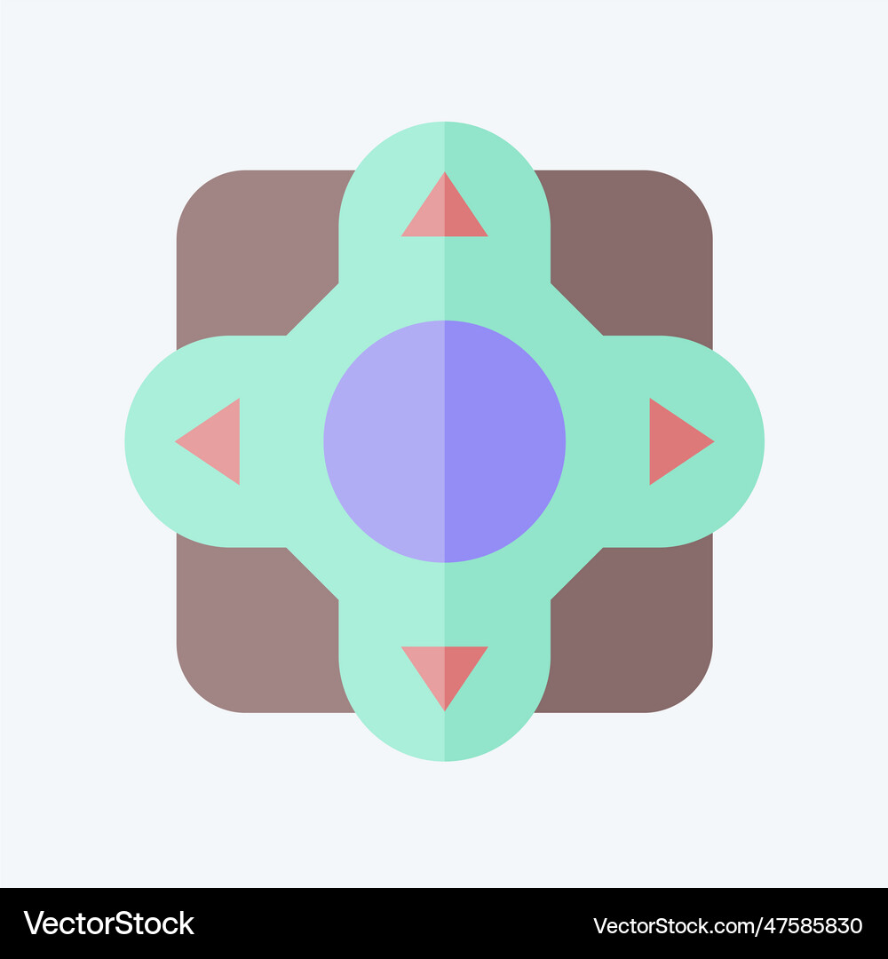 Icon remote control related to air conditioning Vector Image