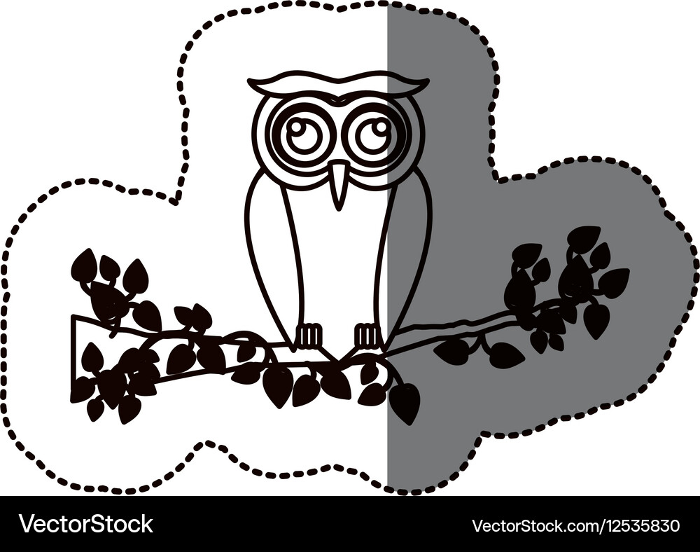 Isolated owl cartoon design Royalty Free Vector Image