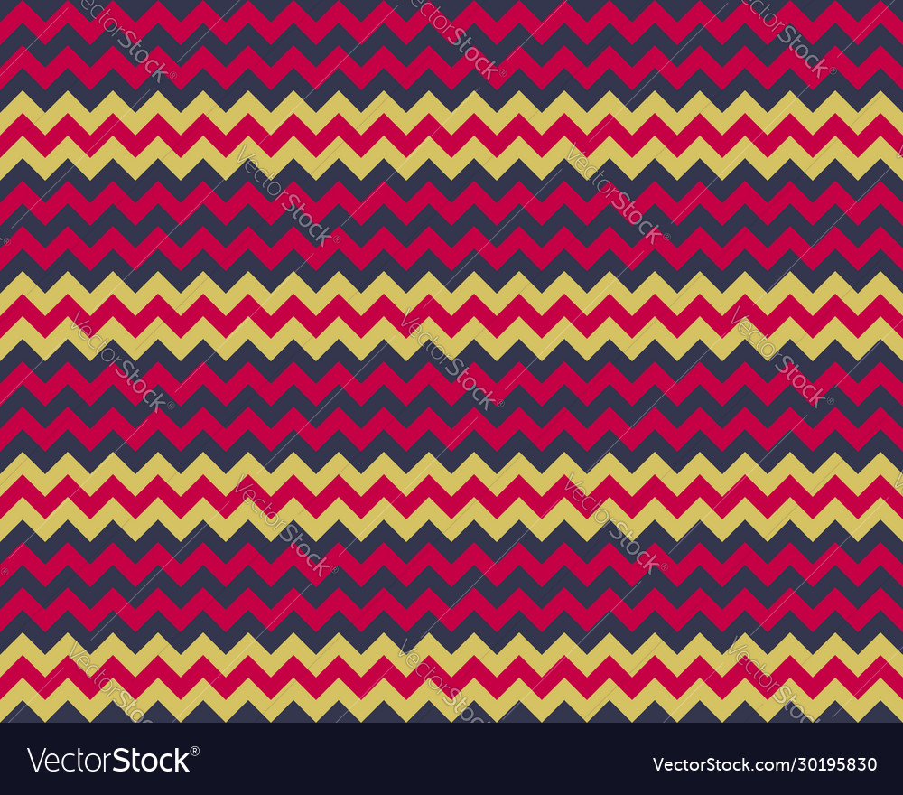 Zigzag pattern seamless zig zag background color Vector Image Zigzag pattern seamless zig zag background color Vector Image