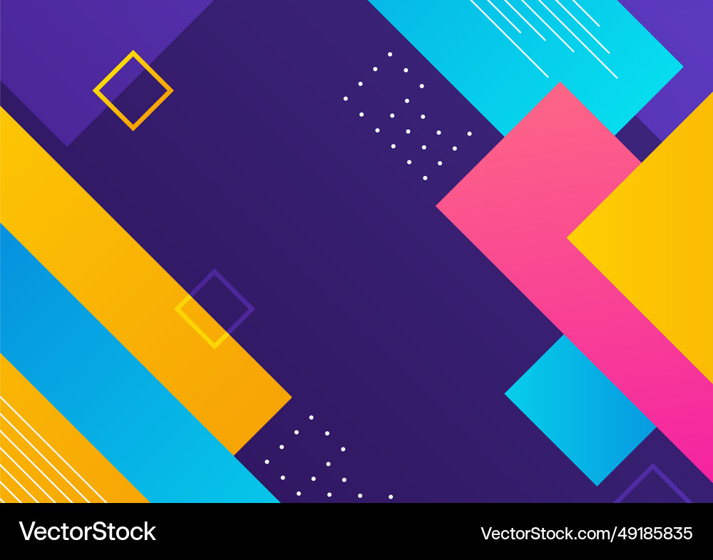 Modern bright colorful background for poster Vector Image