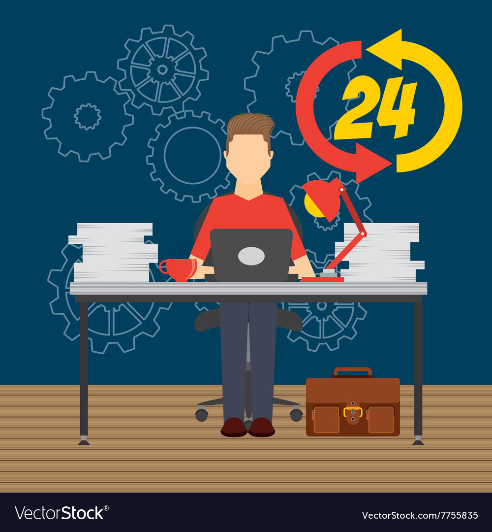 Technical support design Royalty Free Vector Image