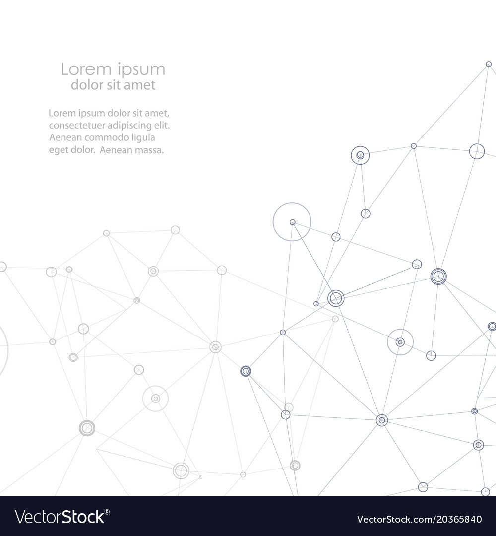 Abstract Connection Structure Science Royalty Free Vector