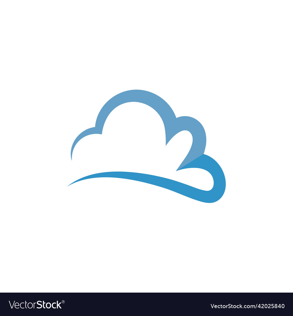 Cloud logo Royalty Free Vector Image - VectorStock