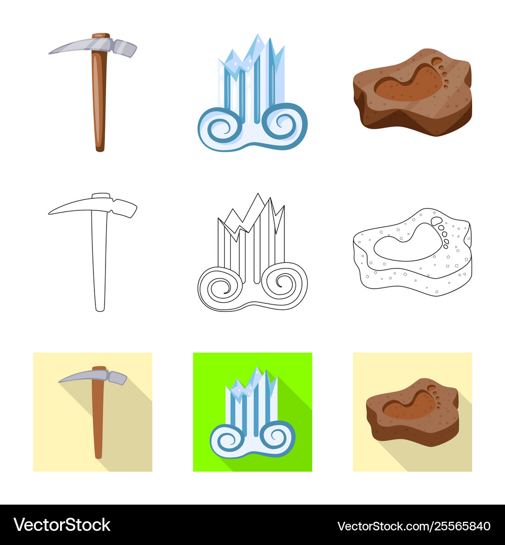 Story and items symbol set Royalty Free Vector Image