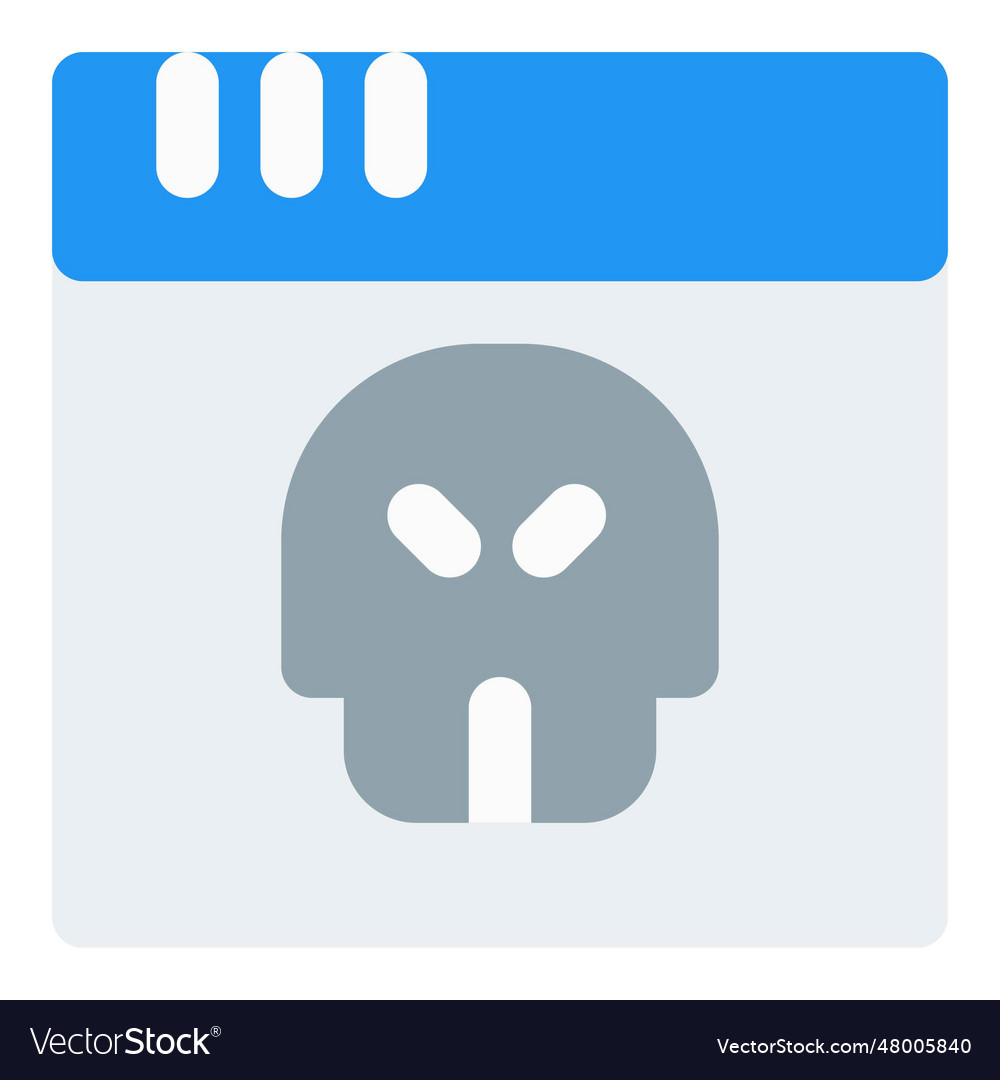 Web Browser Window Erupted By Malware Royalty Free Vector