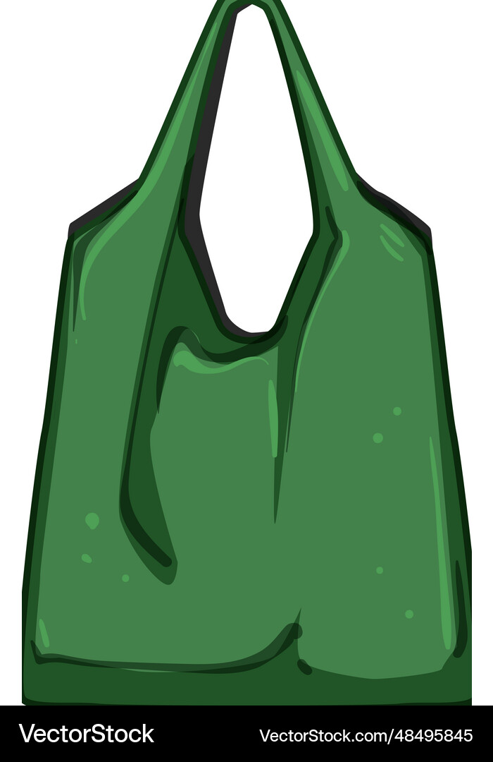Cotton reusable bag cartoon Royalty Free Vector Image