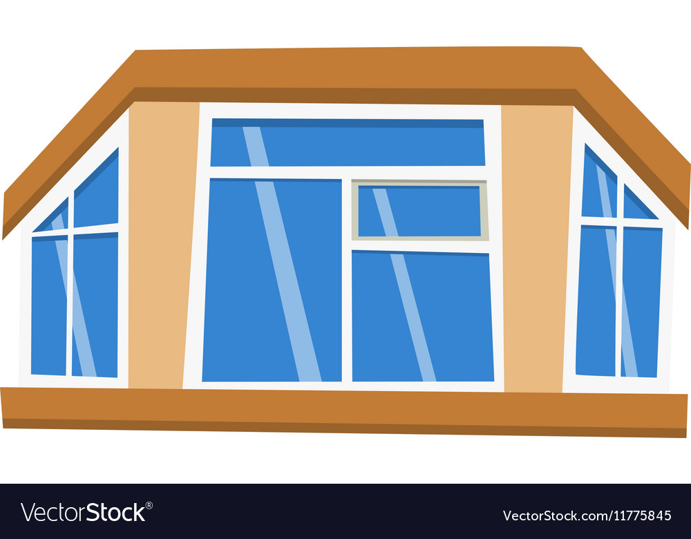 Different house windows elements Royalty Free Vector Image