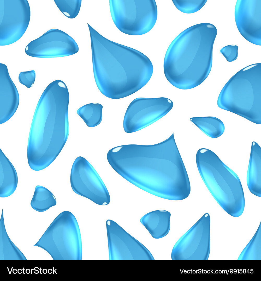 Seamless pattern of Pure Clear Realistic Vector Image