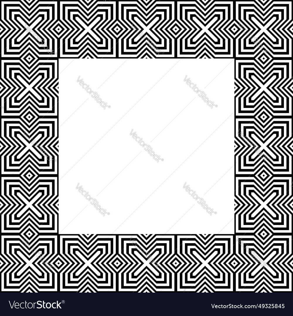 Square frame Royalty Free Vector Image - VectorStock