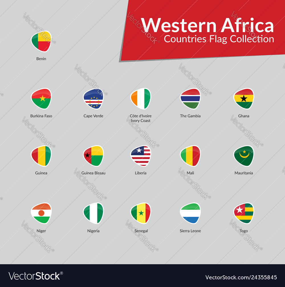 Flags Of West African Countries African Countries List In Alphabetical