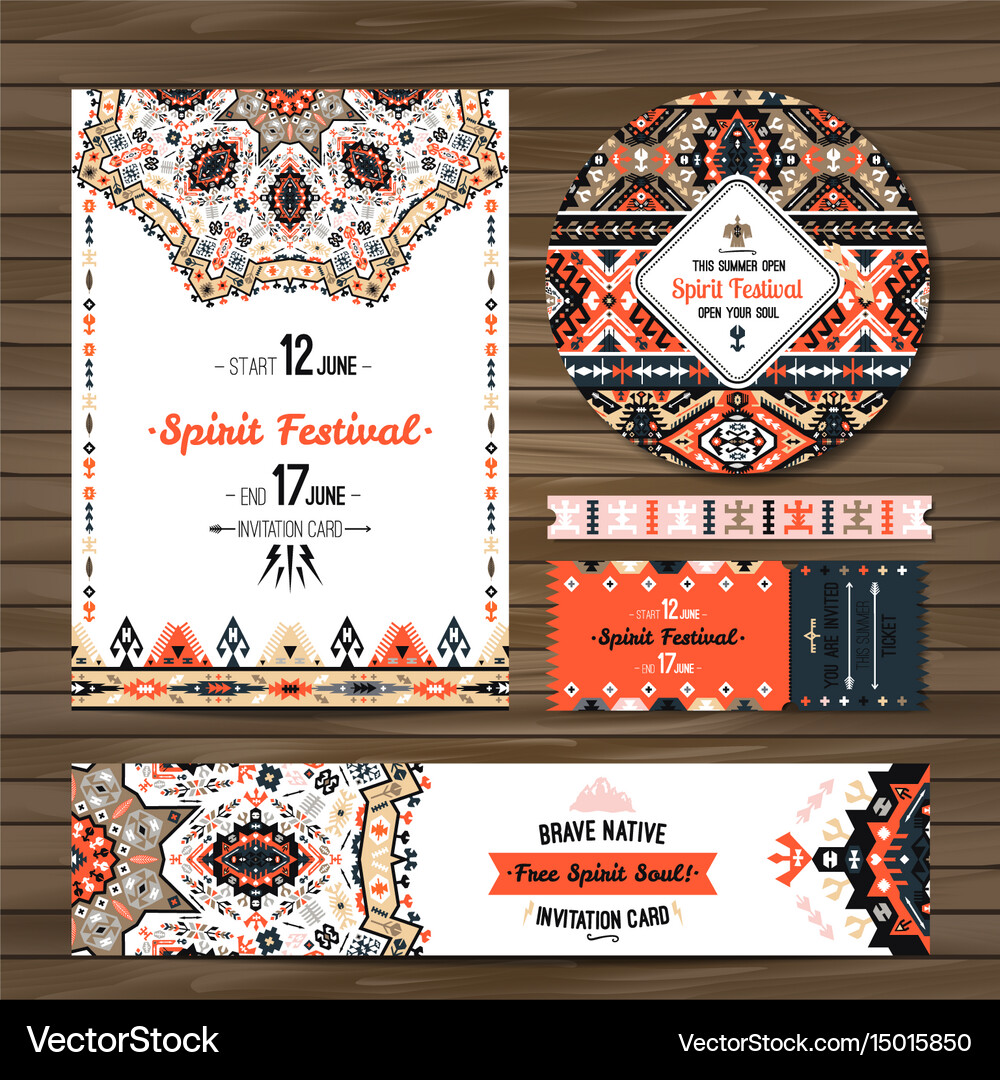 Collection banners flyers or invitations Vector Image