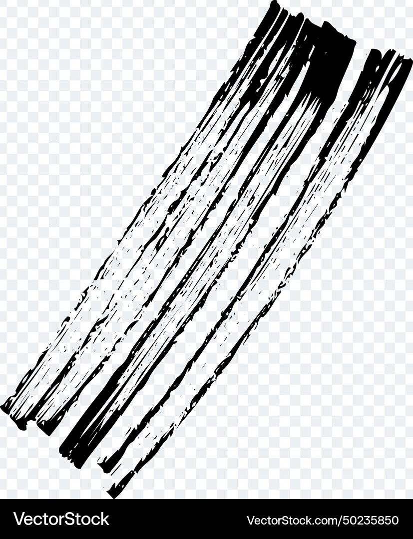 Isolated dye paint brush strokes design element Vector Image